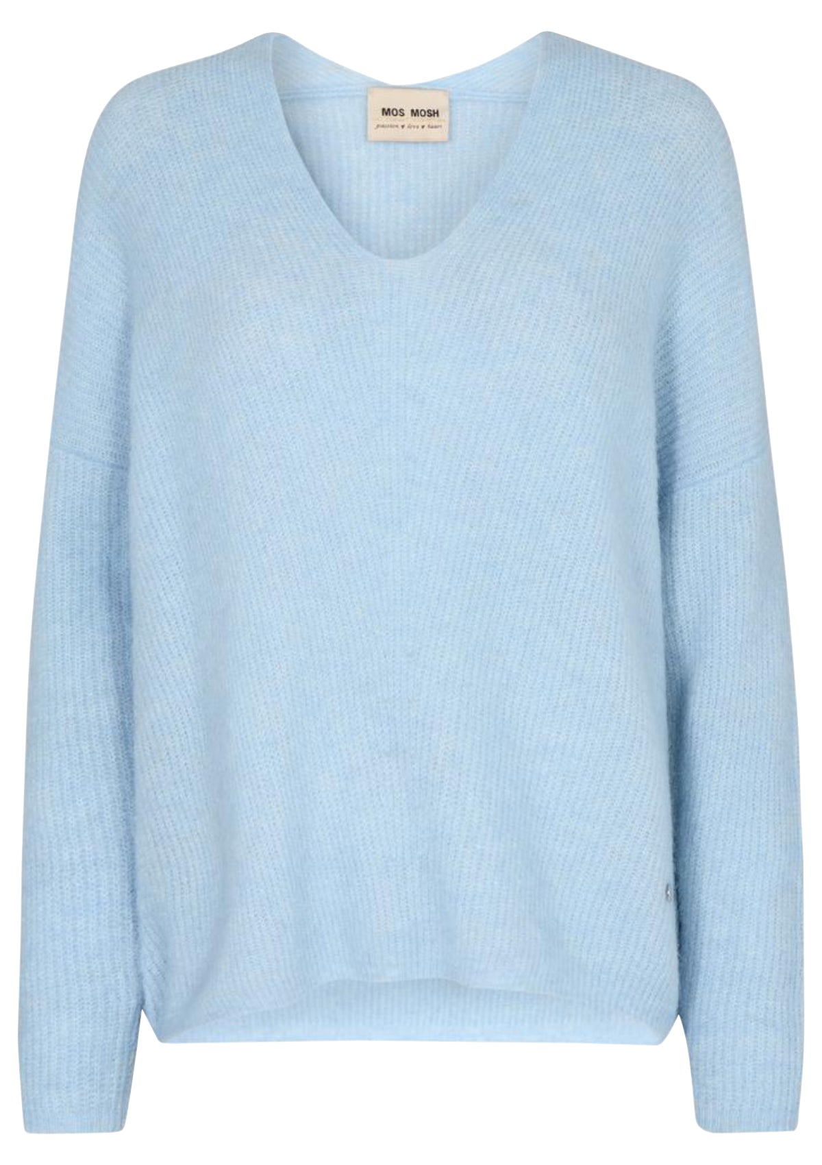 Mos Mosh Thora V-Neck-Feinstrick-Pulli in superweicher Qualität – Kirsch Fashion